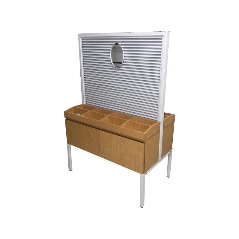 Divided Storage Stand Box for Custom Display Stand Modern Miniso Wood ...