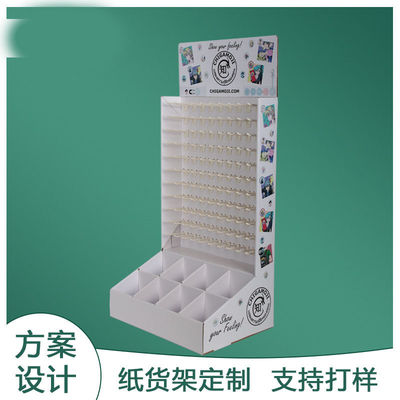 Custom Logo Biodegradable Cardboard Paper Shelving for Point of ...