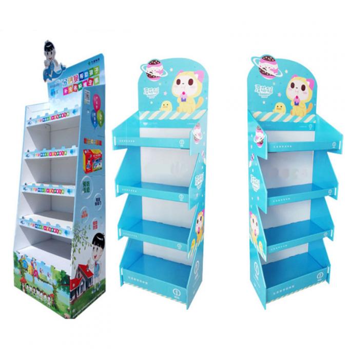 Custom Logo Biodegradable Cardboard Paper Shelving for Point of ...